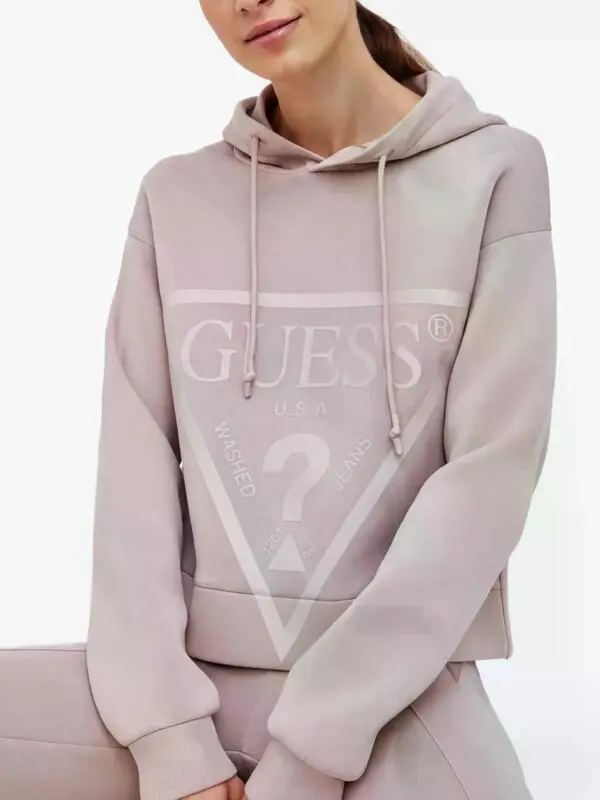 Guess Hooded Graphic Sweater