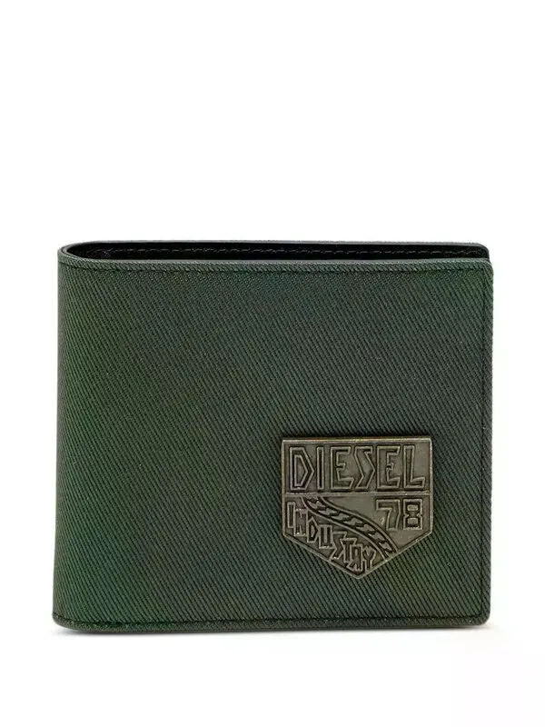 DIESEL® Logo-patch Bi-fold Wallet - Green