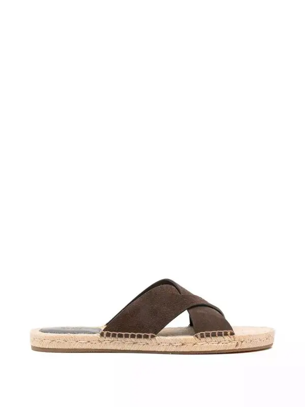 Zegna Crisscross Sandals
