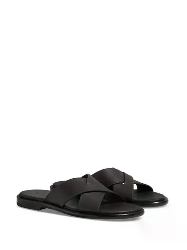 Zegna Crisscross Sandals