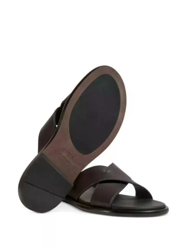 Zegna Crisscross Sandals