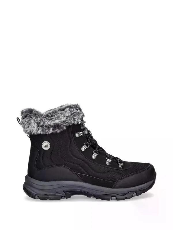 Sketchers Trego Waterproof Lace-up Snow Boots - Black