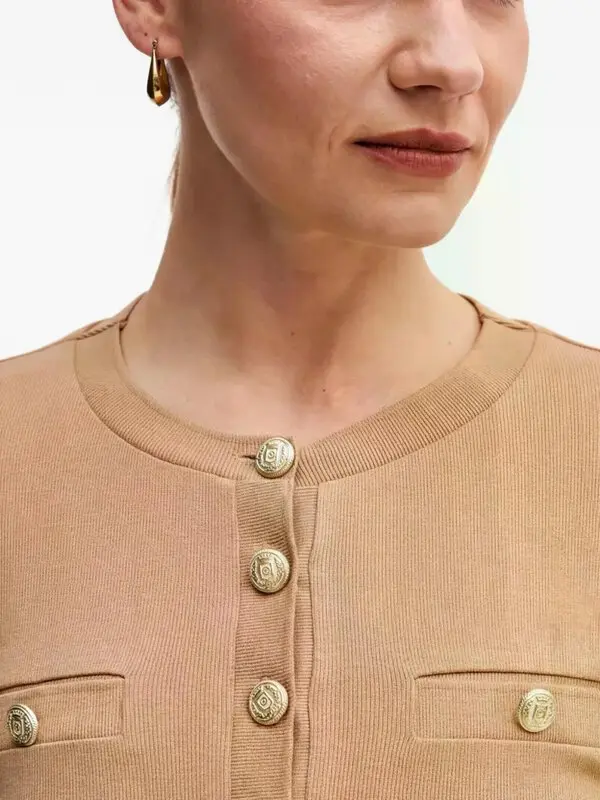 MARC AUREL Crew Neck Long Sleeve Top