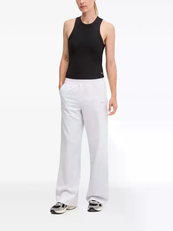 Dkny Embellished Wide-leg Trousers