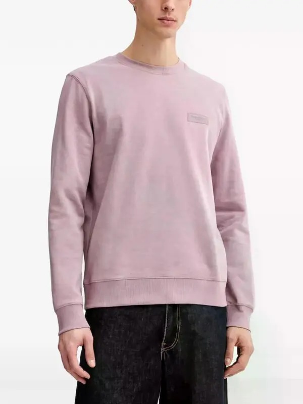 Marc O'polo Crewneck Sweatshirt With Logo Patch