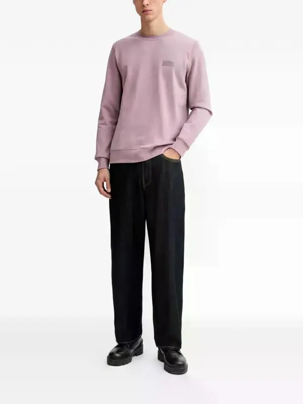 Marc O'polo Crewneck Sweatshirt With Logo Patch