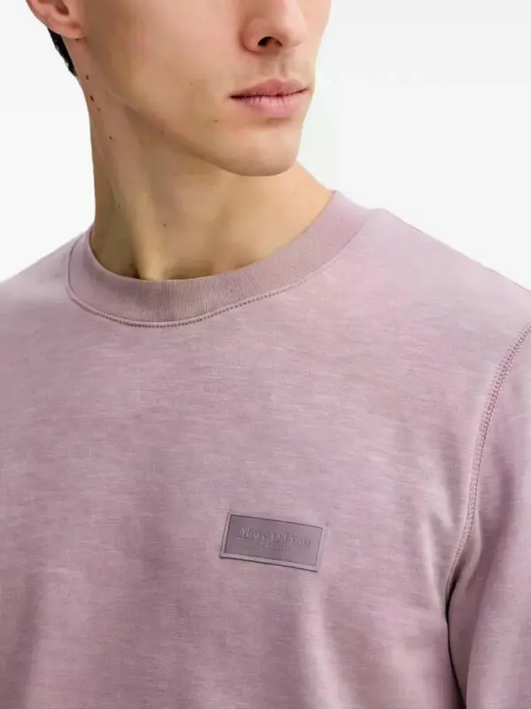 Marc O'polo Crewneck Sweatshirt With Logo Patch