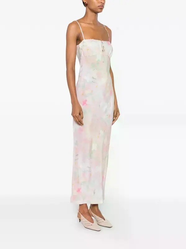 Bernadette Riri Floral Print Midi Dress