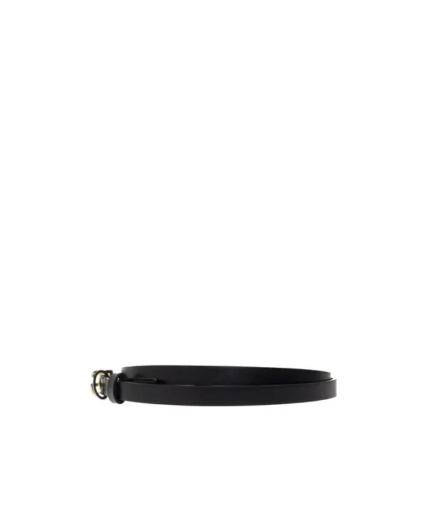Dolce & Gabbana Dg Logo Buckle Leather Belt