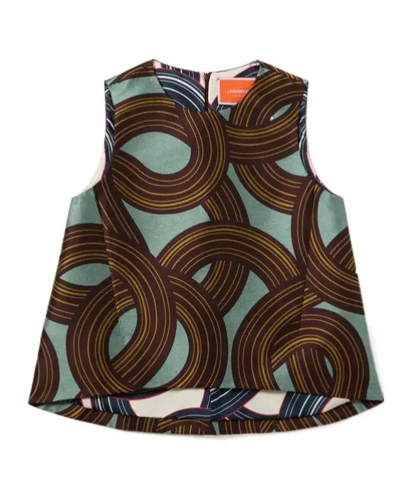 La DoubleJ La Scala Jacquard Sleeveless Top