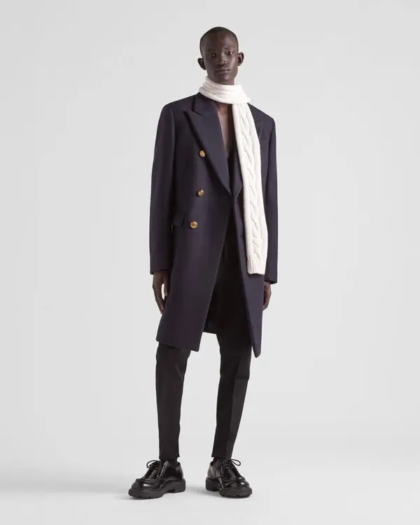 Prada Double-breasted Long-sleeved Coat