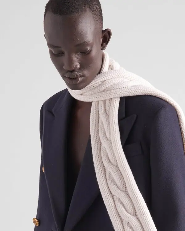 Prada Double-breasted Long-sleeved Coat