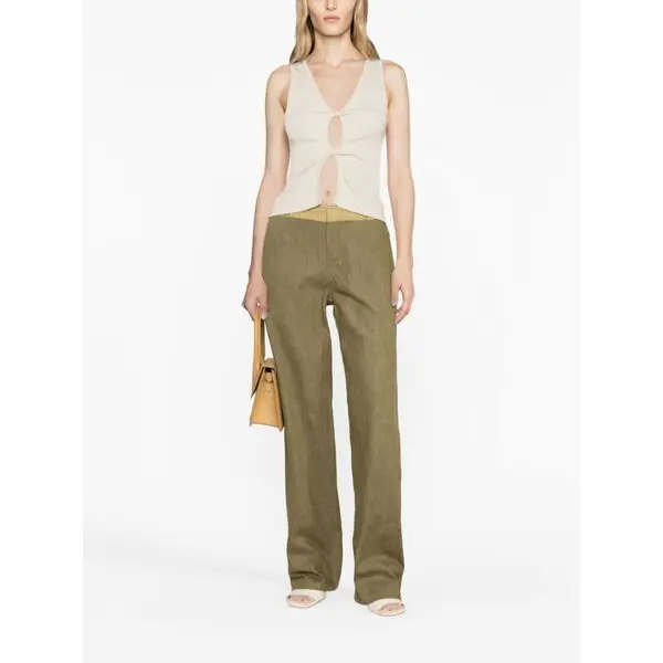 Christopher Esber Open Twist V-neck Tank Top