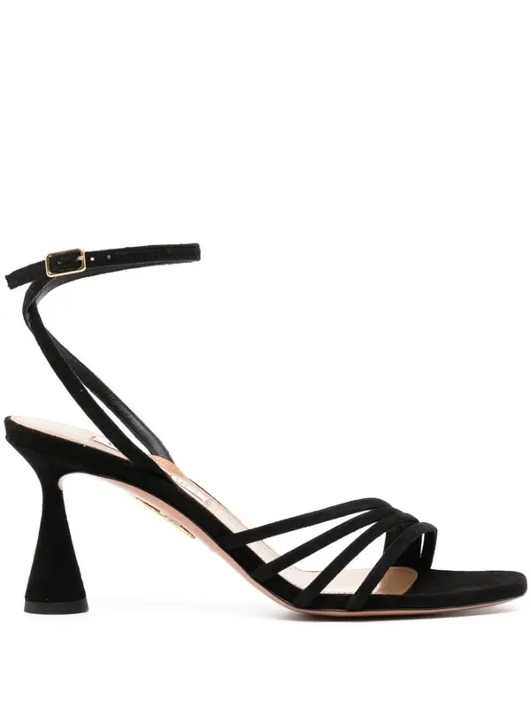 AQUAZZURA Strappy Heel Sandals - Black
