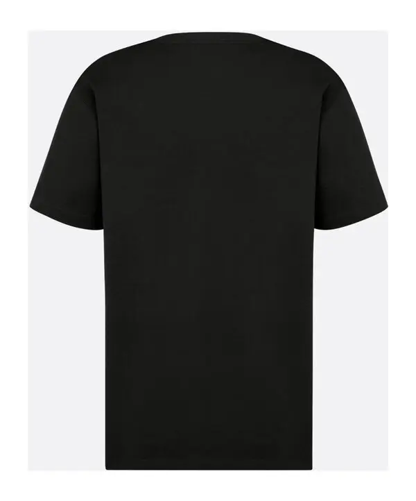 Dior Logo Patch Round-neck T-shirt