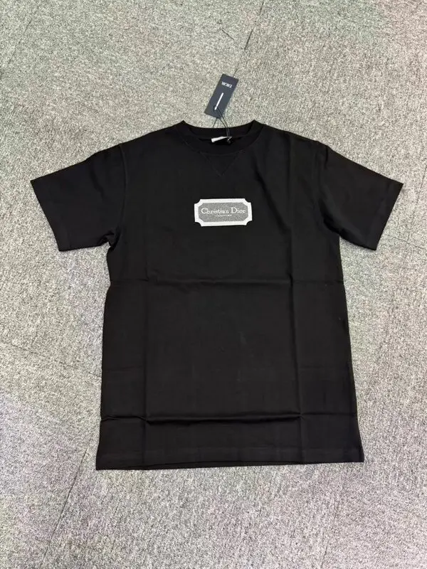 Dior Logo Patch Round-neck T-shirt