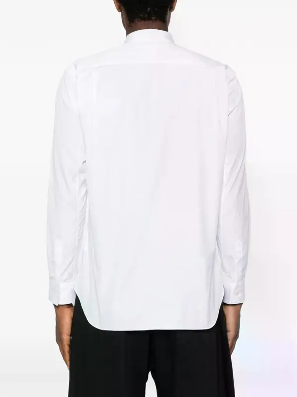 Comme Des Garçons Long-sleeve Button-down Cotton Shirt