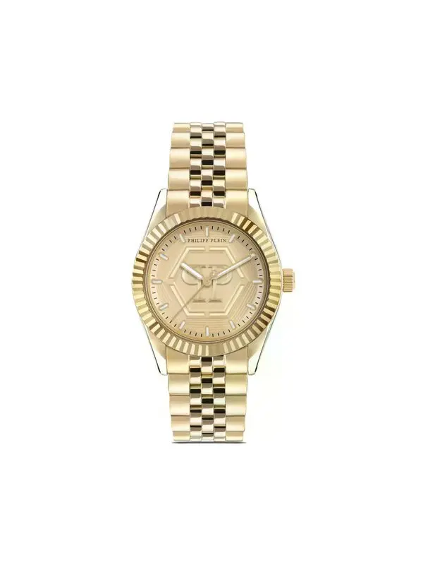 Philipp Plein Date Superlative 34mm Watch - Gold