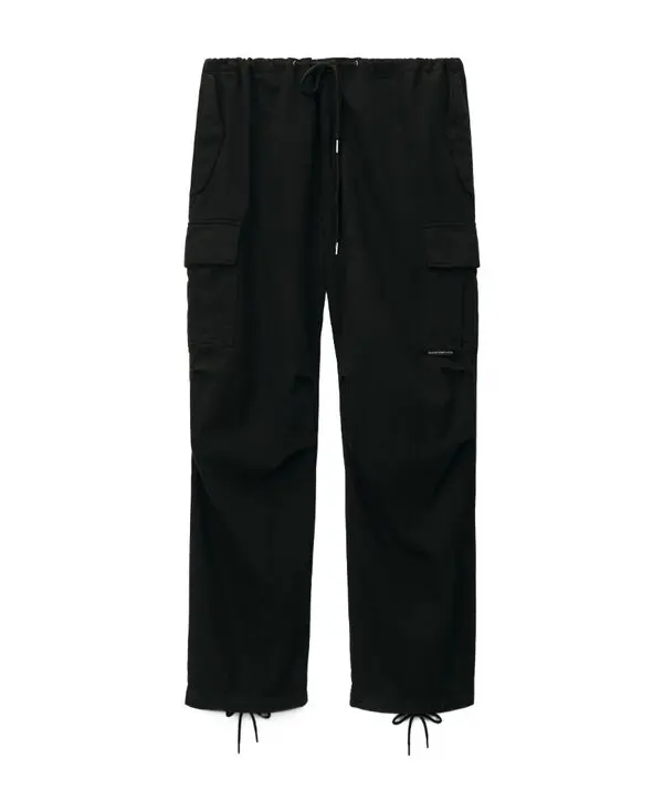 Alexander Wang Straight-leg Cargo Trousers - Black