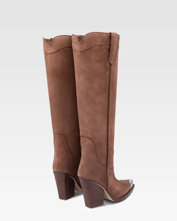 Paris Texas El Dorado Metallic-toe Cowboy Boots