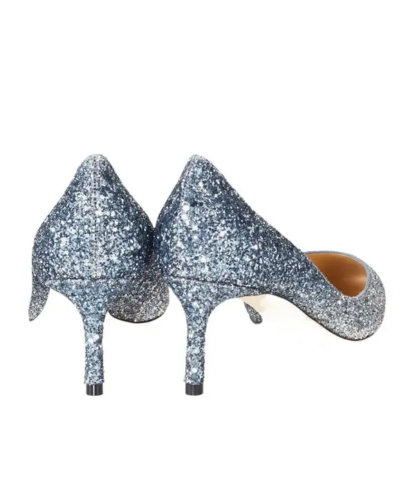 JIMMY CHOO Sequined Pointed Toe High Heels
