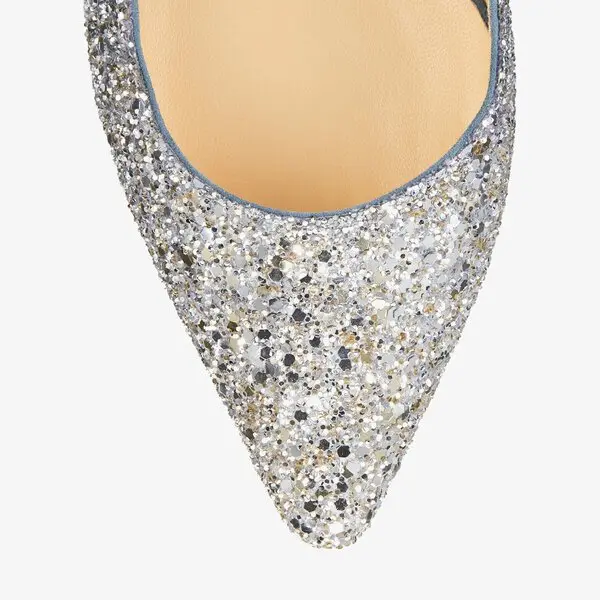 JIMMY CHOO Sequined Pointed Toe High Heels