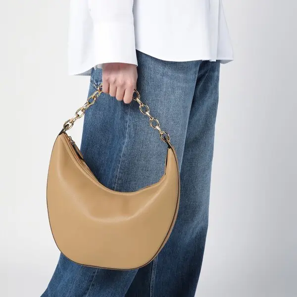 Valentino Garavani Vlogo Moon Medium Shoulder Bag - Brown