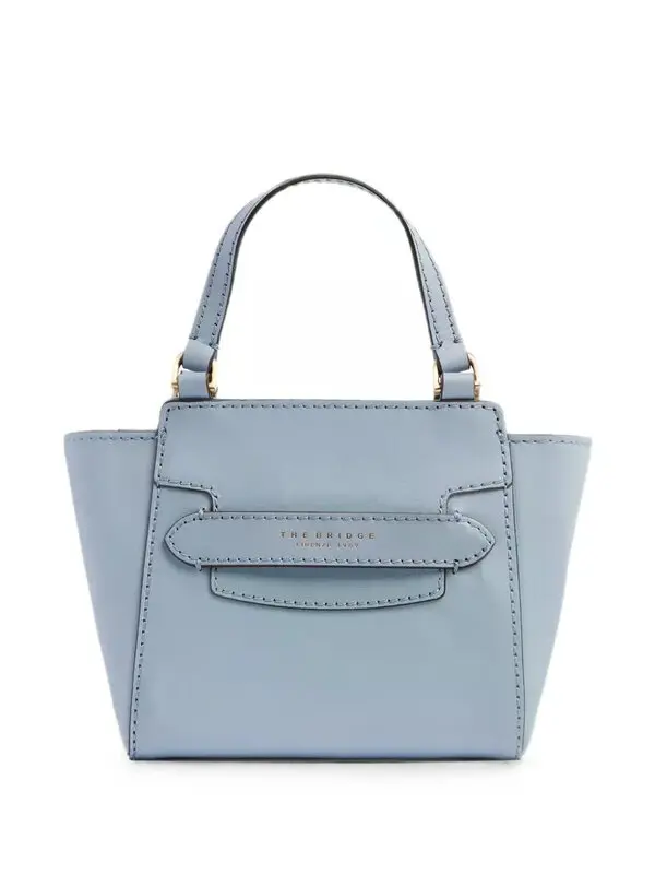 THE BRIDGE Leather Shoulder Bag - Blue