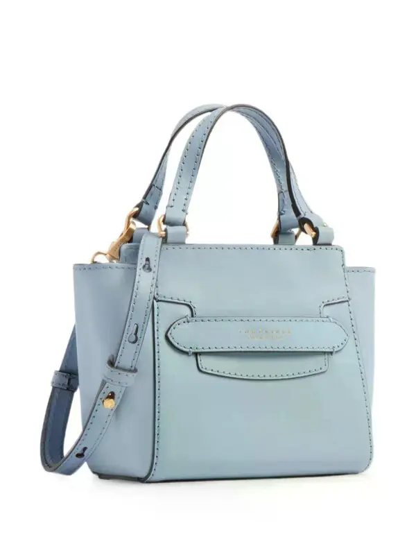 THE BRIDGE Leather Shoulder Bag - Blue