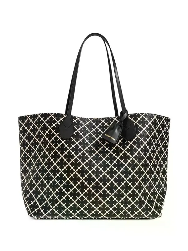 BY MALENE BIRGER Abigail Monogram Tote Bag - Black
