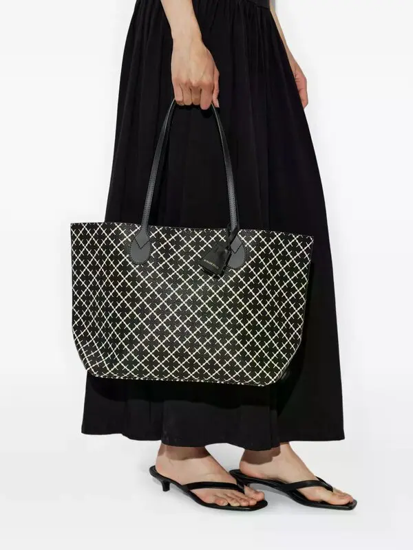 BY MALENE BIRGER Abigail Monogram Tote Bag - Black