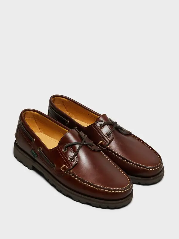 Paraboot Lace-up Leather Boat Shoes
