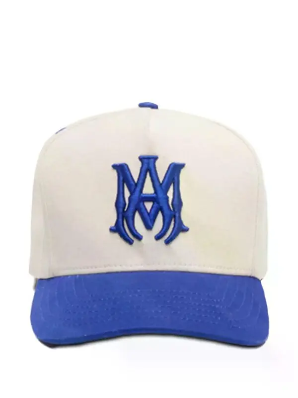 Amiri Logo-embroidered Cotton Baseball Cap - Neutrals