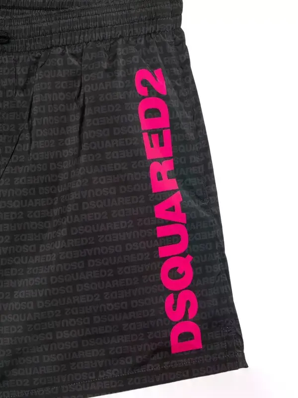 Dsquared2 Logo Print Swim Shorts