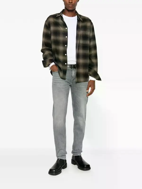 7 For All Mankind Whiskering Effect Jeans