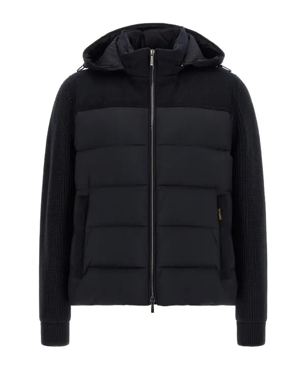 MOORER Jesse-stp Bomber Jacket - Black