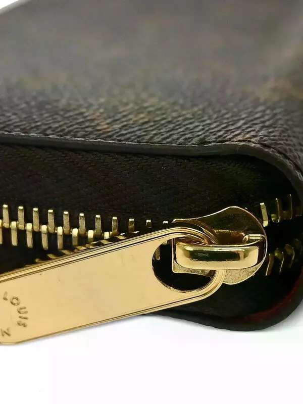 LOUIS VUITTON 2010-2020s Monogram-pattern Long Wallet - Brown