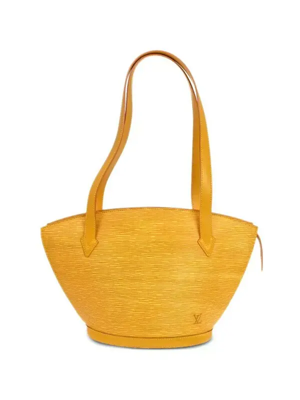 LOUIS VUITTON Saint Jacques Leather Tote Bag - Yellow