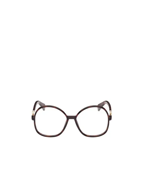 Max Mara Round Frame Eyeglasses - Black