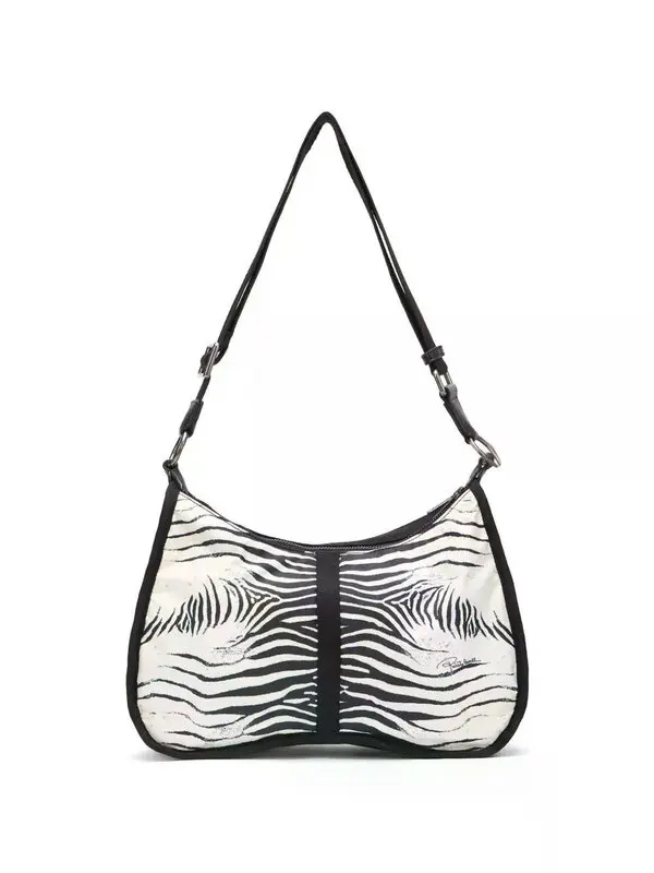 Roberto Cavalli Torino Shoulder Bag - White