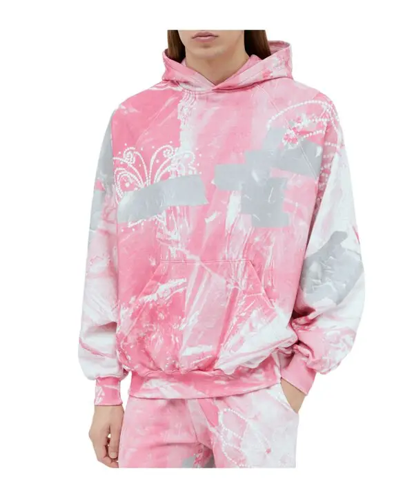 PRAYING Trash Hooded Sweatshirt - Pink
