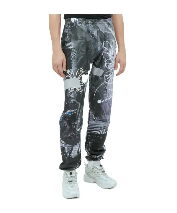 PRAYING Garbage Graphic Track Pants - Black