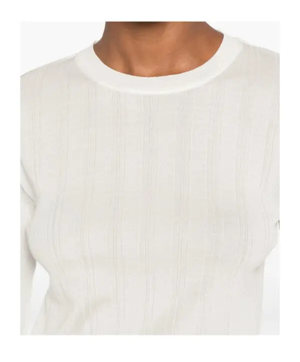 THE ROW Dantea Ribbed Long-sleeve T-shirt - Ivory