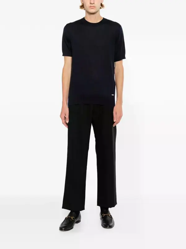 Brioni Short-sleeve Knitted T-shirt