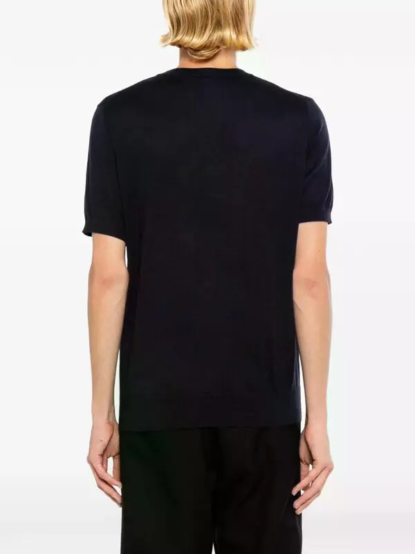 Brioni Short-sleeve Knitted T-shirt
