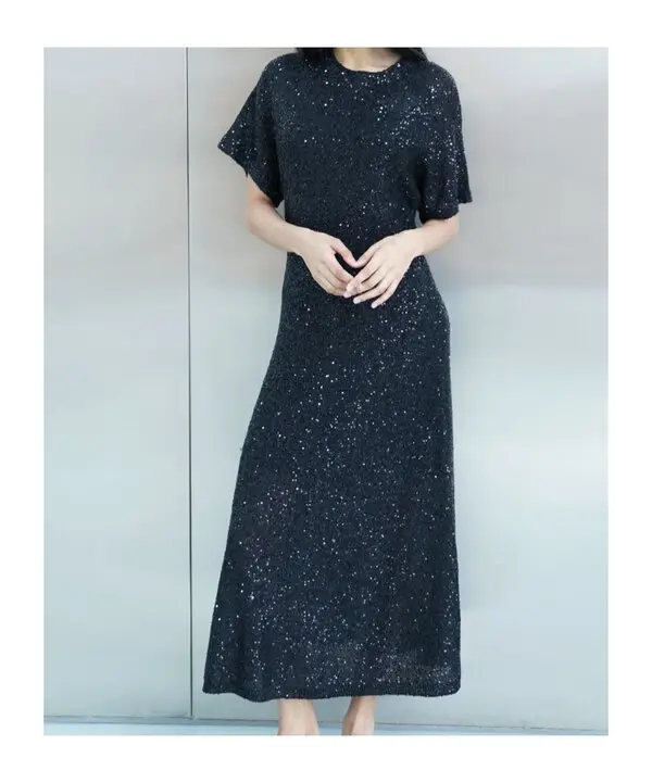 Brunello Cucinelli Sequin-embellished Midi Dress