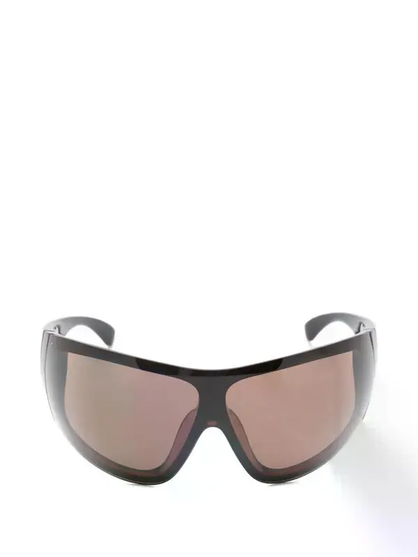Saint Laurent Oversized Geometric Sunglasses - Brown