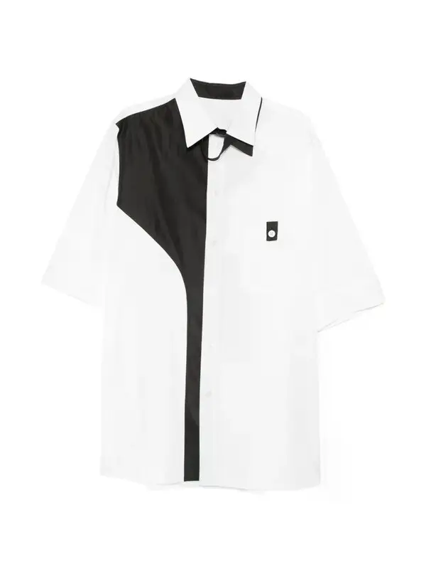 Yohji Yamamoto Colour-block Short-sleeve Shirt