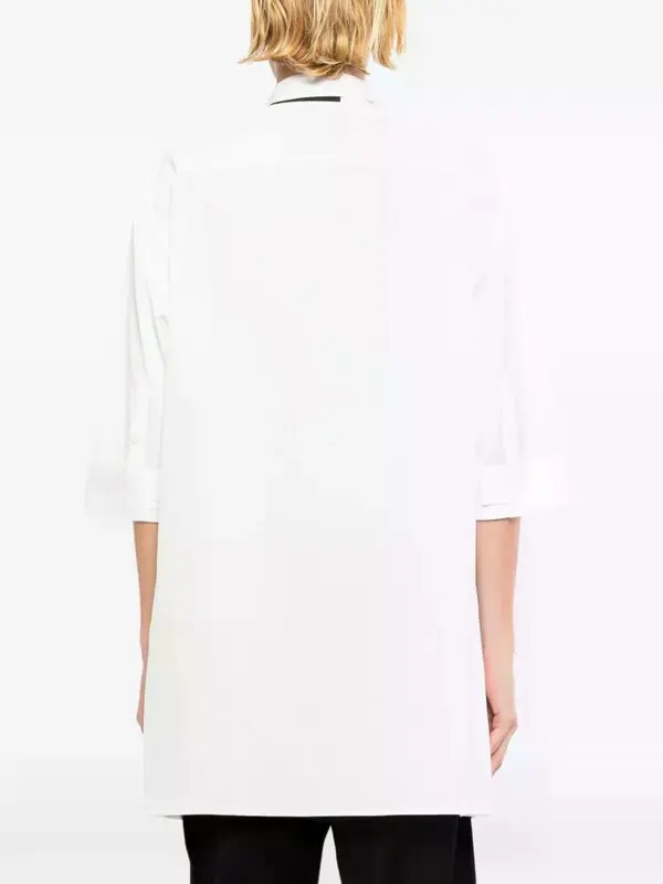 Yohji Yamamoto Colour-block Short-sleeve Shirt