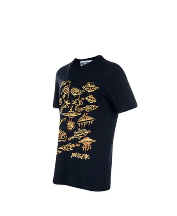 Moschino T-shirt With Round Neck And Short Sleeves